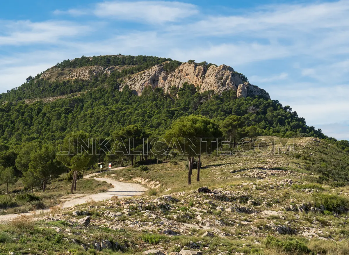 Serra del Frare desde Biar, PR-CV 155 - LinkAlicante